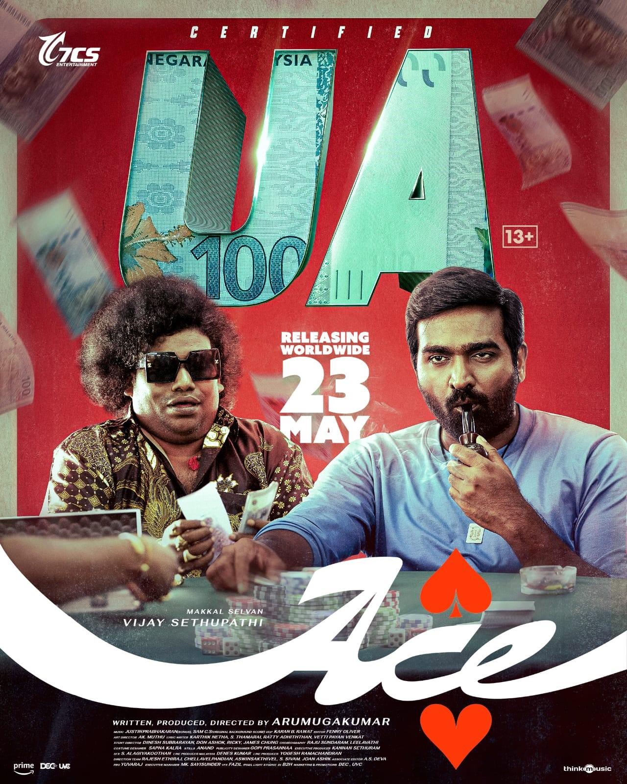 Ace: FDFS, Plot, Censor, Runtime, Cast & Crew, OTT, & More Tamil Movie, Music Reviews and News